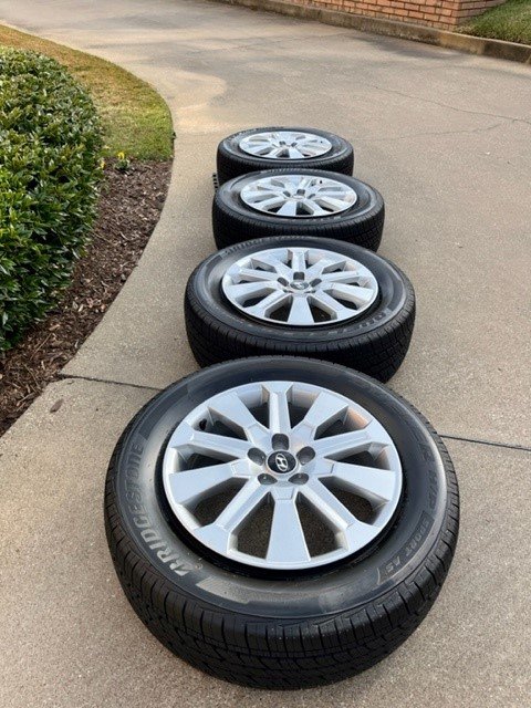 New 2023 Hyundai Wheels & Tires For Sale (245/60R18 Bridgestone) $1200 ...